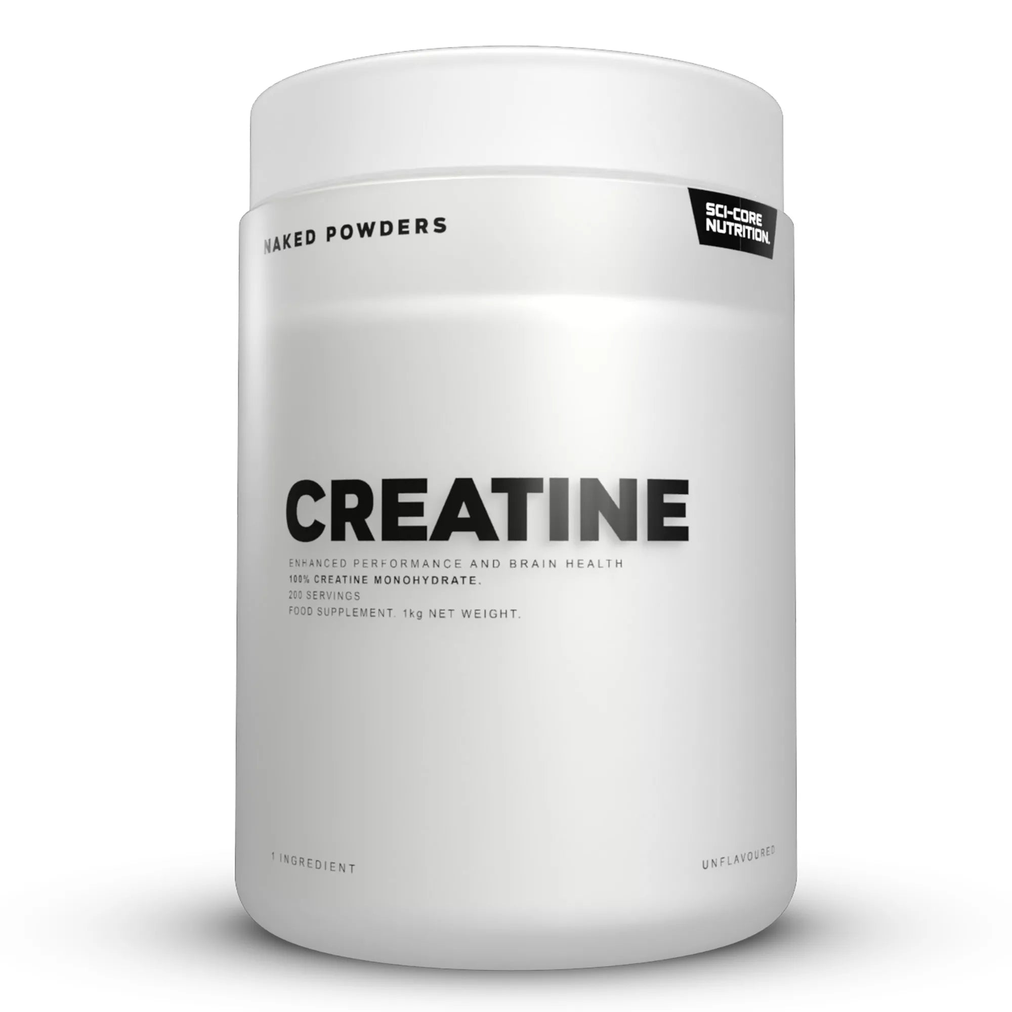 NAKED CREATINE MONOHYDRATE - 1kg | 200 servings | SCI-CORE