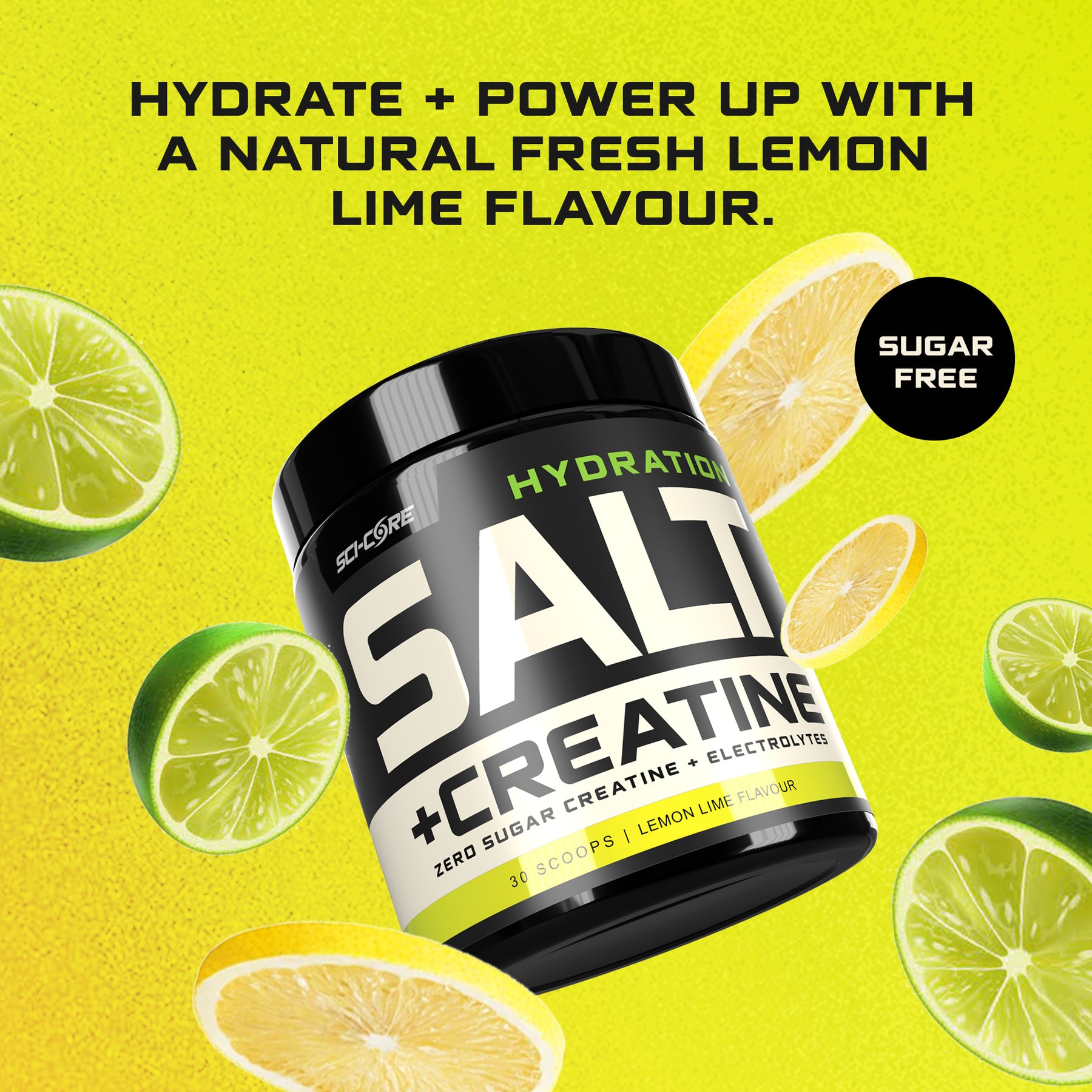 HYDRATION SALT + CREATINE Lemon Lime – SCI-CORE