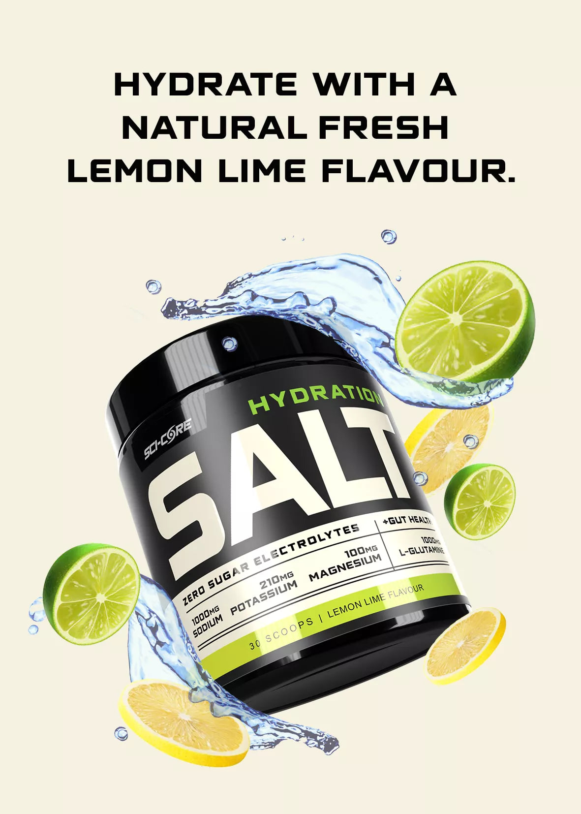 HYDRATION SALT Lemon Lime flavour – SCI-CORE