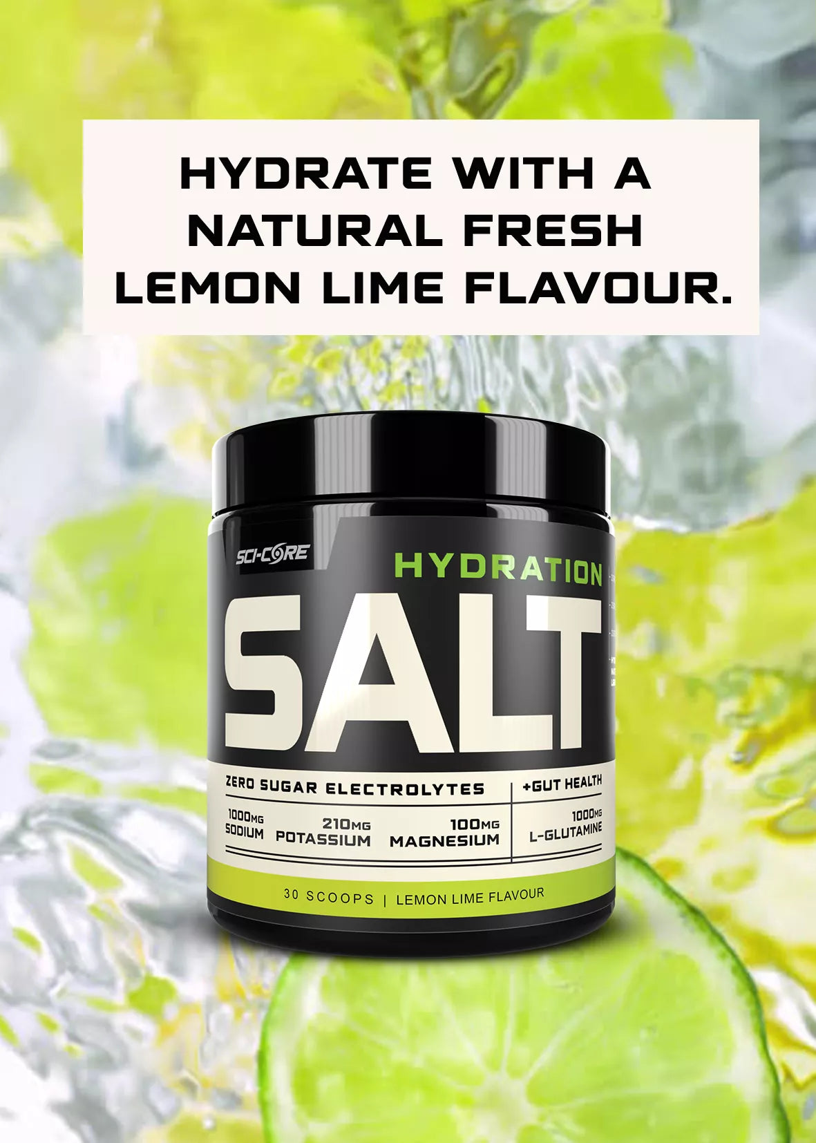 HYDRATION SALT Lemon Lime flavour – SCI-CORE
