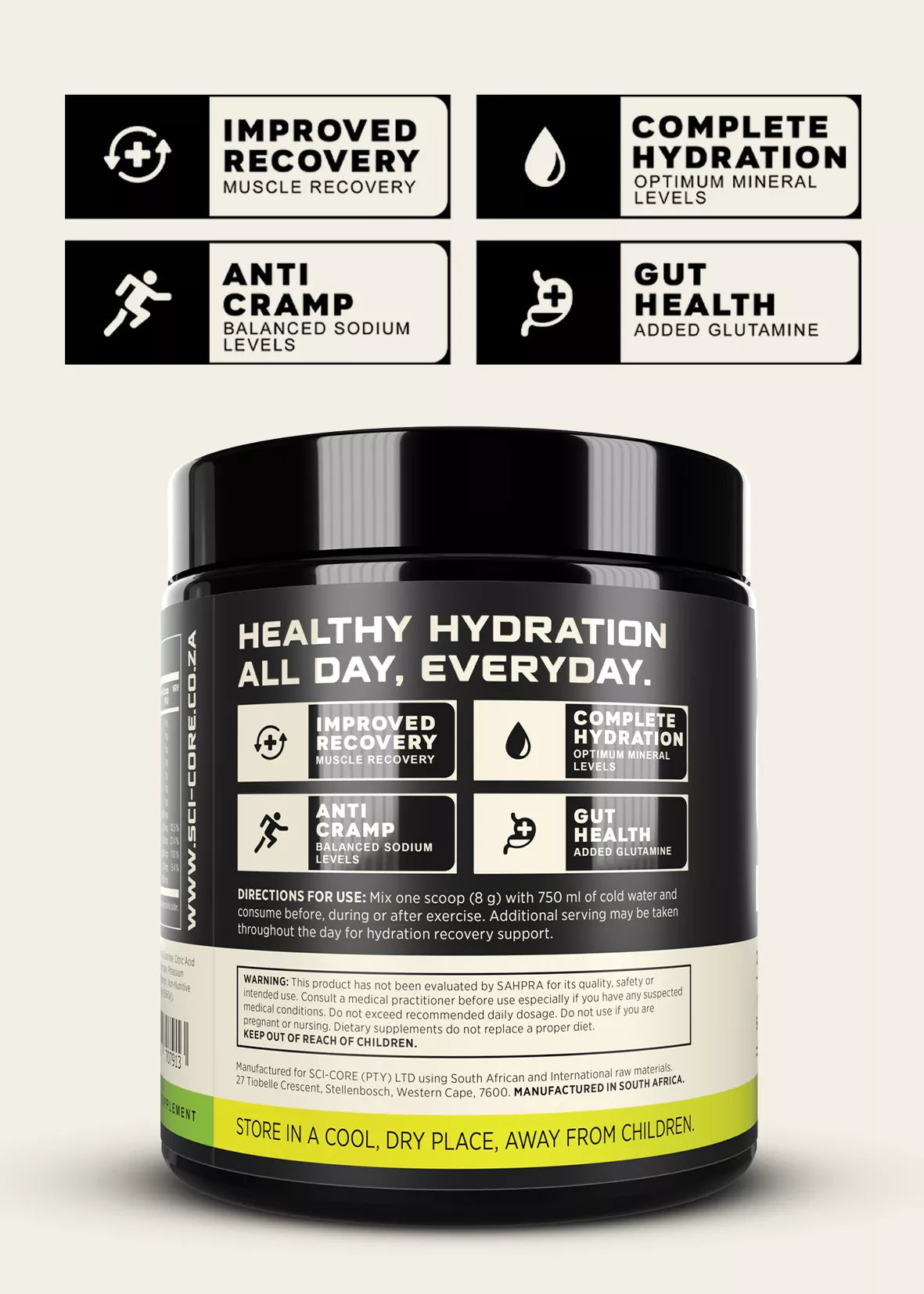 HYDRATION SALT Lemon Lime flavour – SCI-CORE